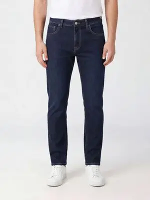 PT TORINO Skinny Fit Jeans In Stretch Cotton And Silk - Denim
