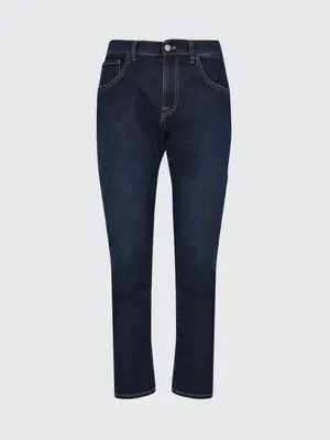 PT TORINO Skinny Fit Jeans In Stretch Cotton And Silk With A Mid-rise Waist
