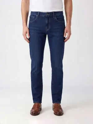 PT TORINO Skinny Fit Jeans In Stretch Cotton And Silk With A Mid-rise Waist