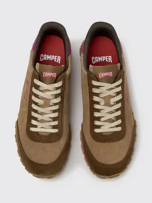 Camper Two-tone Drift Walk Suede Trainers With Vibram Sole