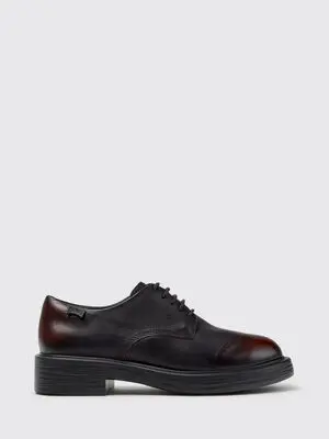 Camper Dean Bicolour Abstract Print Leather Lace-up Shoes