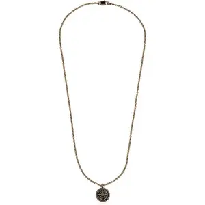 MR. ETTIKA All Signs Point North Pendant Necklace - Brass