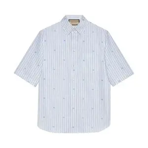 Gucci Striped Shirt 'light - Blue