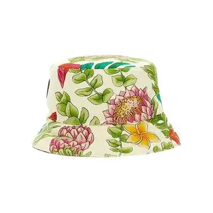 Gucci Gg Supreme Reversible Bucket Hat 'floral /beige - Multicolor