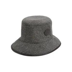 Gucci Gg Reversible Bucket Hat /black - Grey
