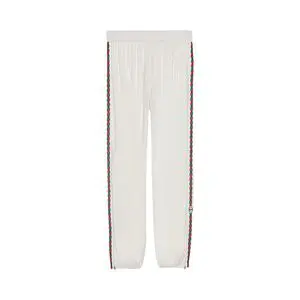 Gucci Interlocking G Embroidery Track Pants - White