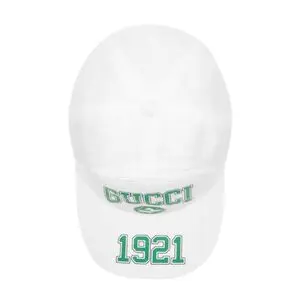 Gucci 1921 Logo Baseball Hat /green - White