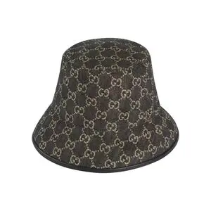 Gucci Gg Denim Bucket Hat - Black