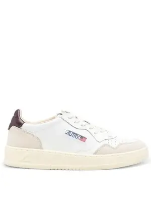 AUTRY Medalist Low Sneakers In Leather And Suede - White