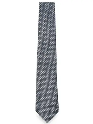 Giorgio Armani Tom Ford Silk Neck Tie - Grey