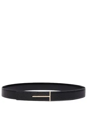 TOM FORD T Logo Belt - Black