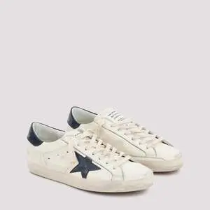 GOLDEN GOOSE Superstar Leather Sneakers With Star Detail - Multicolor