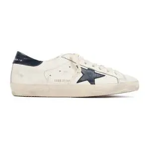 GOLDEN GOOSE Superstar Leather Sneakers With Star Detail - Multicolor
