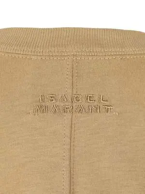Isabel Marant Étoile Nayda Cotton Jersey T-shirt With Front Knot Detailing - Cream