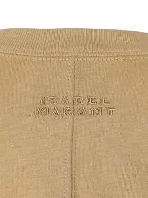 Isabel Marant Étoile Nayda Cotton Jersey T-shirt With Front Knot Detailing - Cream