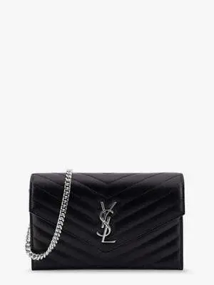 Saint Laurent Envelope Wallet Crossbody Bag With Chain Strap
