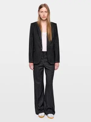 Zadig&Voltaire Valser Blazer With Shimmer Stripes