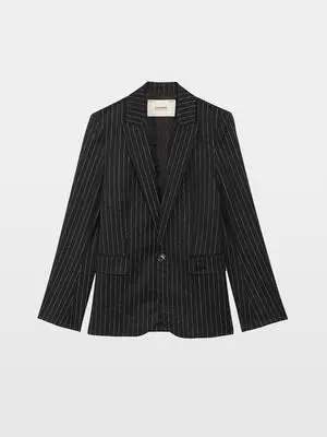Zadig&Voltaire Valser Blazer With Shimmer Stripes