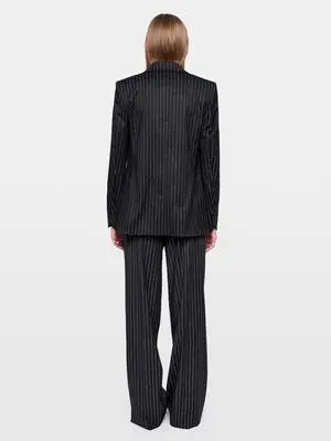 Zadig&Voltaire Valser Blazer With Shimmer Stripes