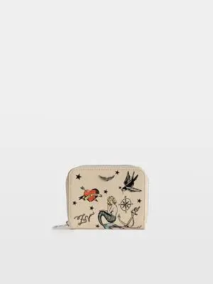 Zadig&Voltaire Mini Zv Tattoo Coin Purse
