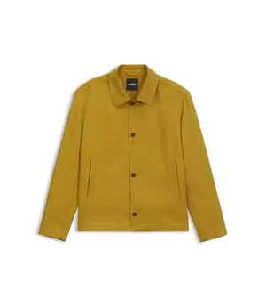 BOSS Regular-fit Jacket With Micro Pattern