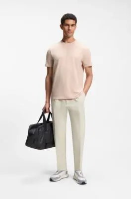 BOSS Stretch-cotton T-shirt With Logo Detail