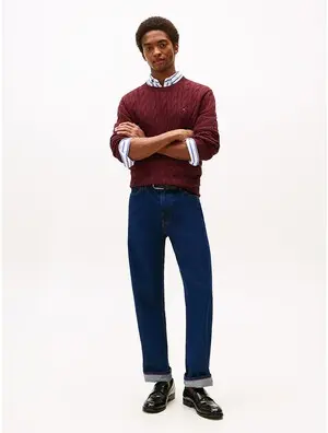 Tommy Hilfiger Cable Knit Crewneck Sweater