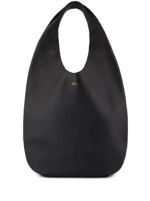 A.p.c. Mini Leather Shoulder Handbag - Nero