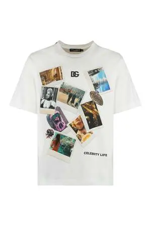 Dolce & Gabbana Classic Ribbed Neck T-shirt