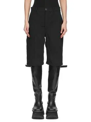 Rick Owens Knee-length Wool Shorts