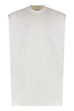 Rick Owens Cotton Tank Top - White