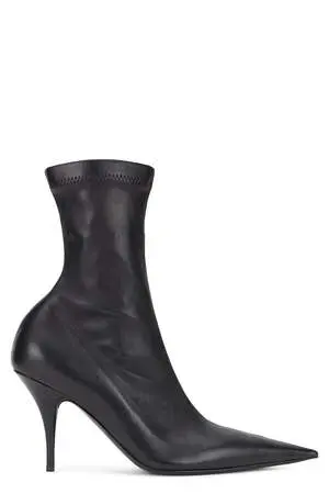 Balenciaga Pointed Ankle Boots With Stiletto Heel