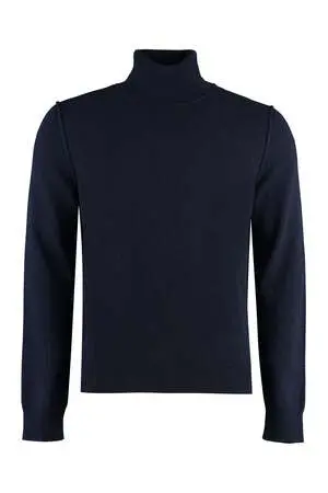 MAISON MARGIELA Cashmere Turtleneck Sweater - Blue