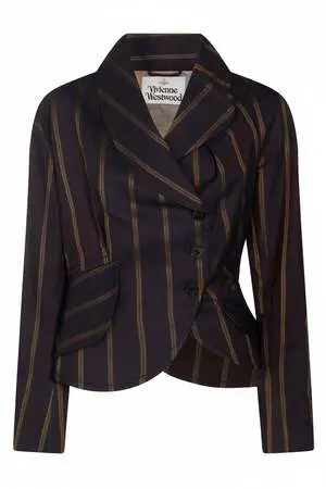 VIVIENNE WESTWOOD Elegant Striped Lightweight Jacket