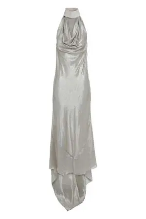 FROLOV Long Silk Dress
