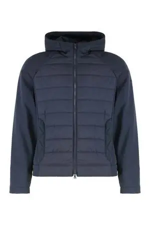 Paul & Shark Technical Fabric Hooded Jacket - Blue