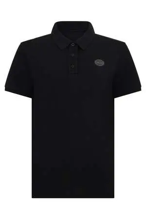 Canada Goose Elegant Logo Classic Cotton Polo - Black