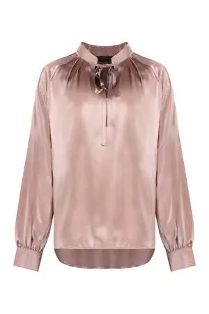 Max Mara Tamigi Silk Blouse With Bow