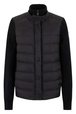 Moncler Padded Cardigan - Black