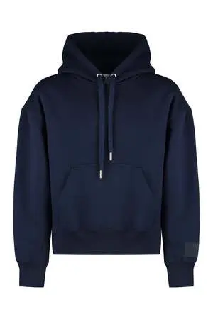 AMI Paris Classic Cotton Hoodie For - Blue