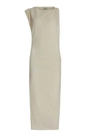 Isabel Marant Étoile Franzy Gathered Cotton-blend Dress - Ecru