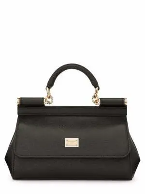 Dolce & Gabbana DOLCE & GABBANA Mini Handbag With Magnetic Closure And Top Handle Nero