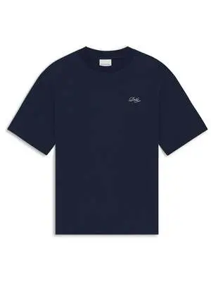 Drole De Monsieur Casual Dewneck T-shirt Size - Blu