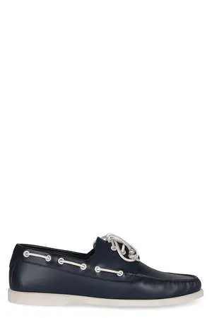 Celine Bateau Leather Boat Shoes