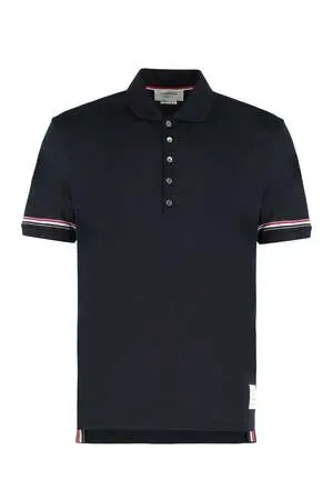 Thom Browne Knit Polo Shirt - Blue