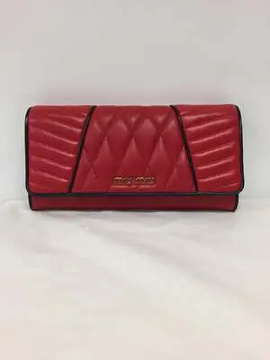 Miu Miu Quilted Leather Wallet - Red