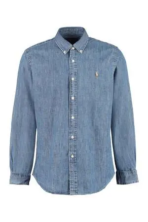 Polo Ralph Lauren Classic Polo Embroidered Shirt - Denim