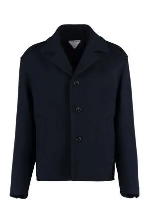 Bottega Veneta Wool Jacket With Lapel Collar