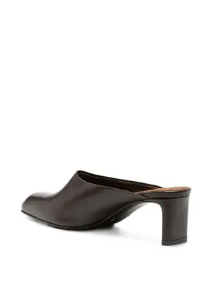 Khaite Colt Leather Mules