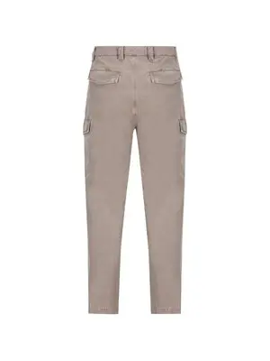 Brunello Cucinelli Cotton Cargo Trousers